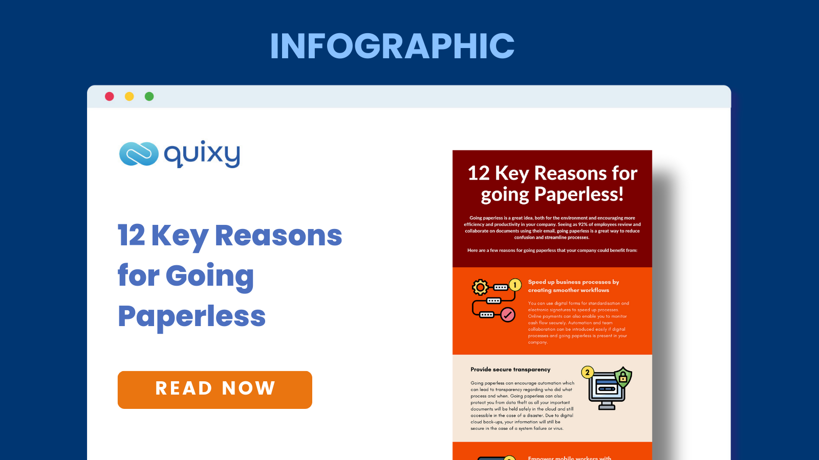 [Infographic] 12 Key Reasons for Going Paperless | Quixy