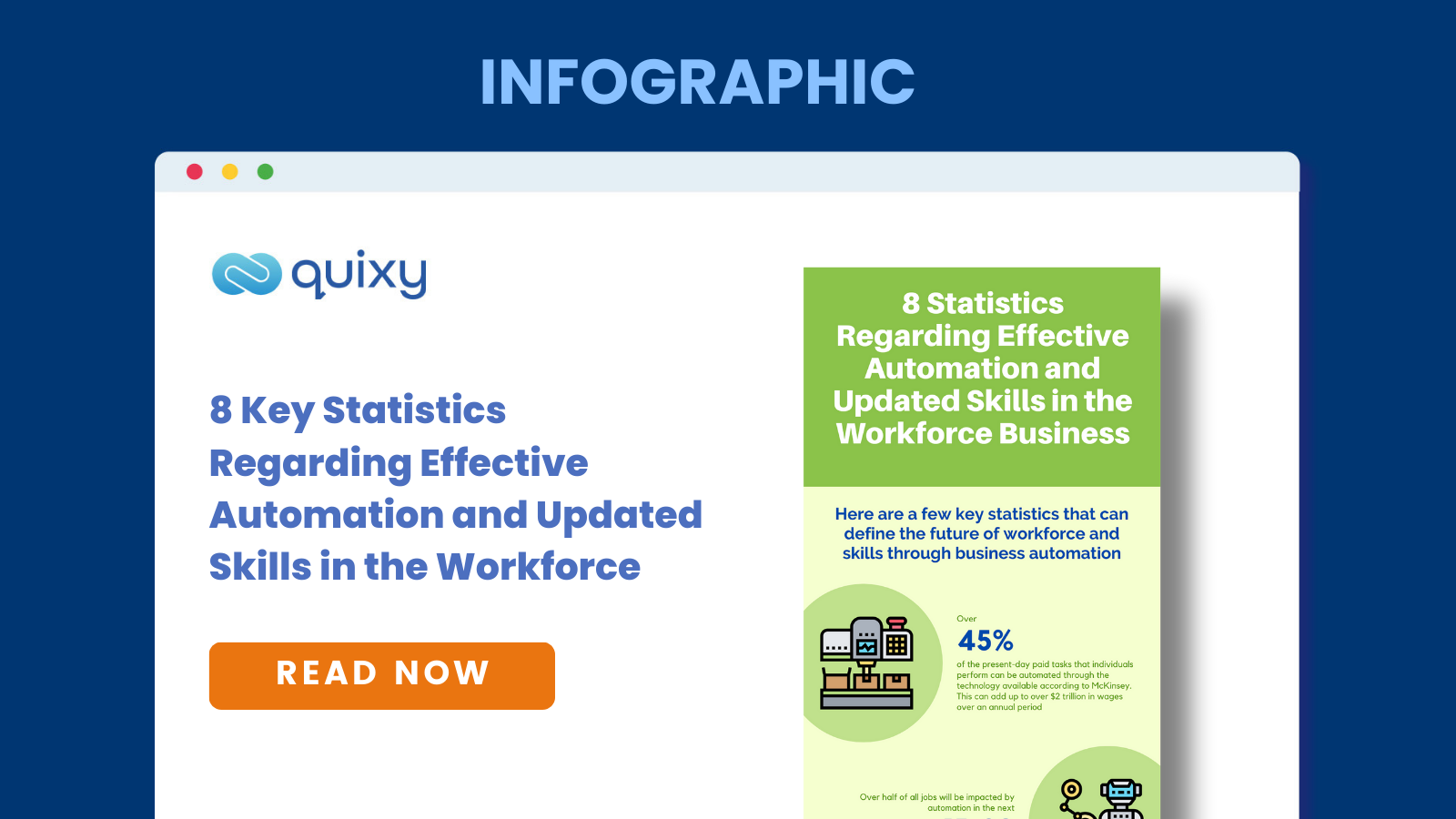 [Infographic] 8 Statistics about impact of Automation on Jobs | Quixy