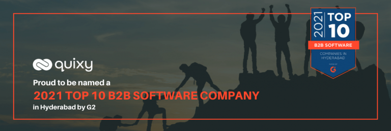 Quixy listed in top 10 B2B comapnies in Hyderabad | Quixy Quixy listed in top 10 B2B comapnies in Hyderabad | Quixy