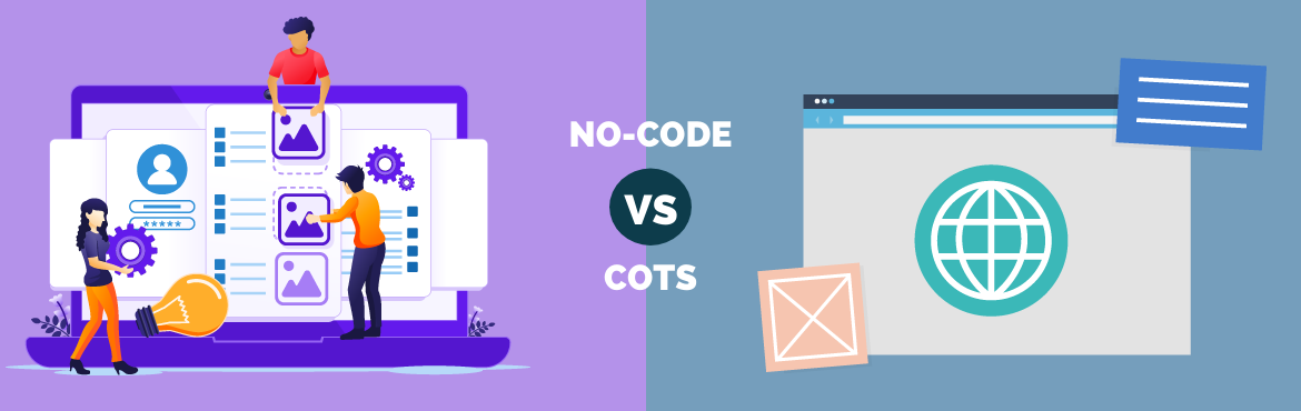 [Infographic] No-Code vs COTS | Quixy