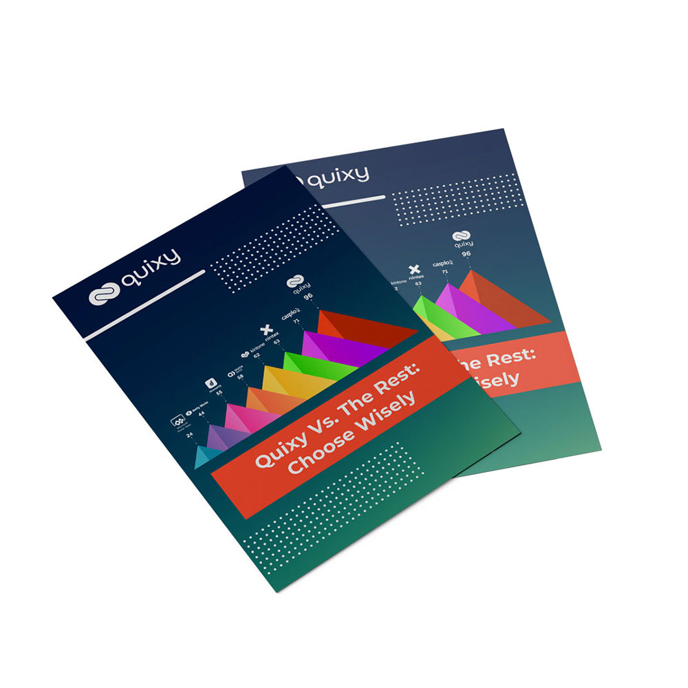 Quixy Vs. The Rest: Choose wisely | Quixy