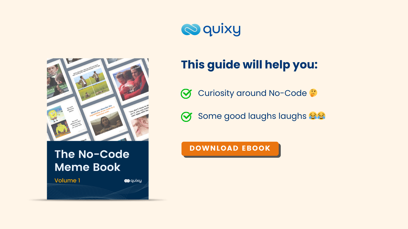 [eBook] The No-Code Meme Book - Volume 1 | Quixy