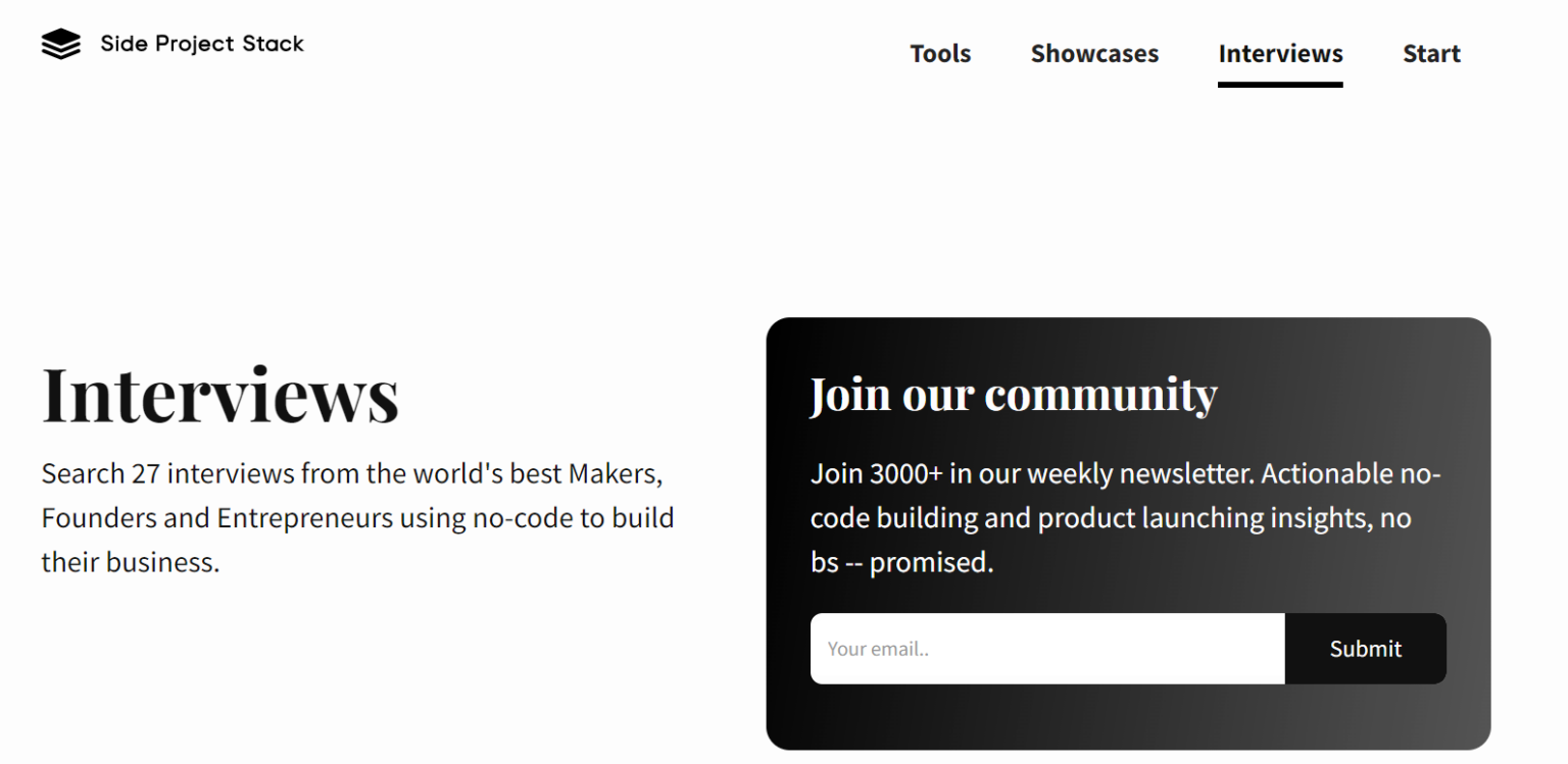 Top No-Code newsletters to not miss any updates!