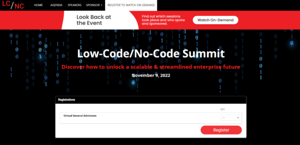 Top 7 No-Code Low-Code Citizen Development Events in 2024 | Quixy