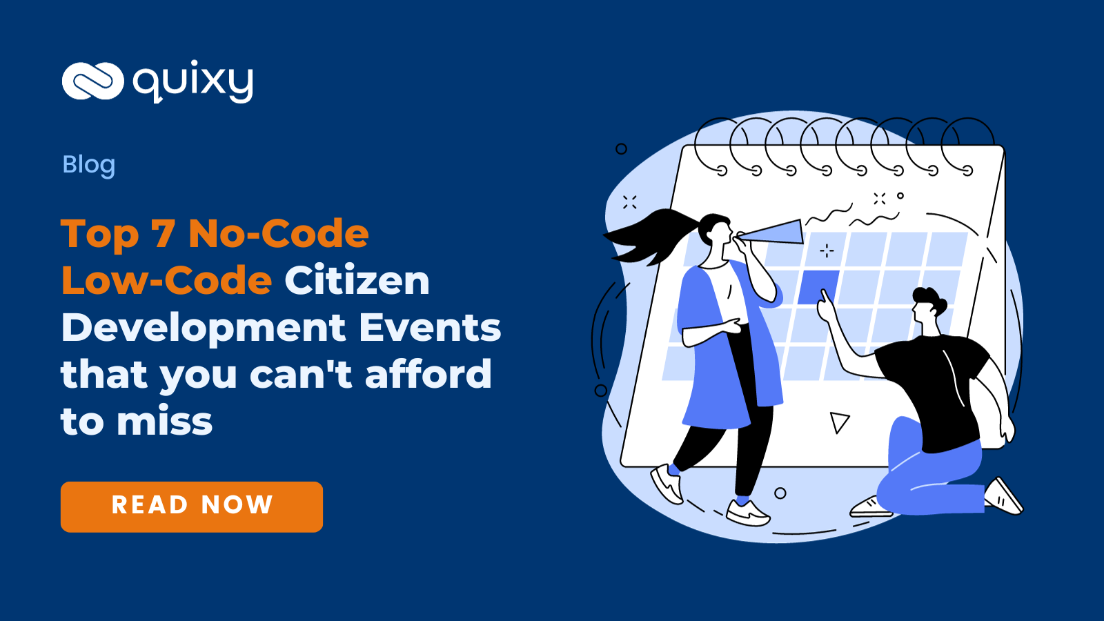Top 7 No-Code Low-Code Citizen Development Events in 2024 | Quixy