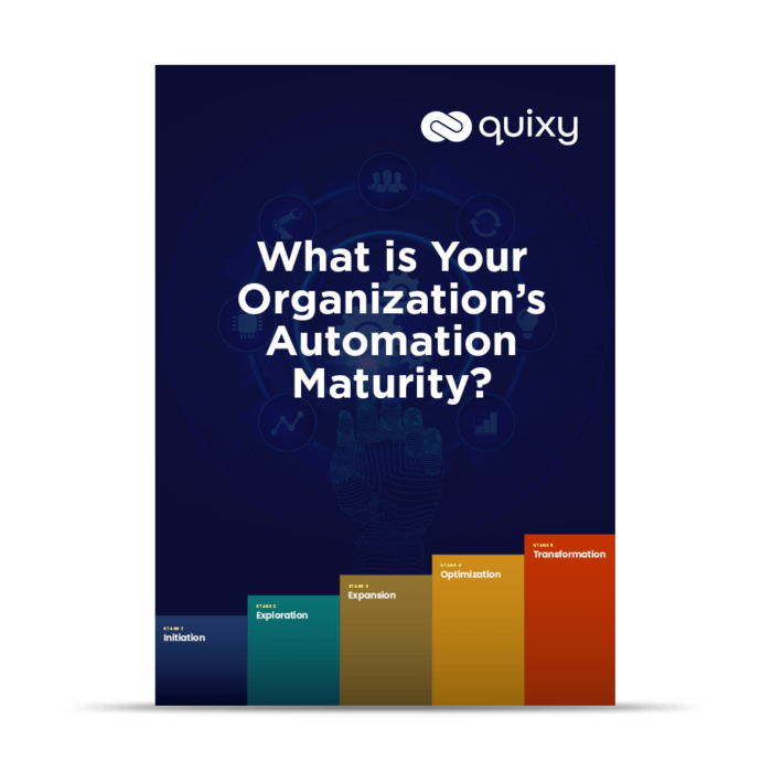 [eBook] Organization Automation Maturity Assessment | Quixy