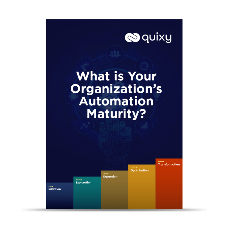 [eBook] Organization Automation Maturity Assessment | Quixy
