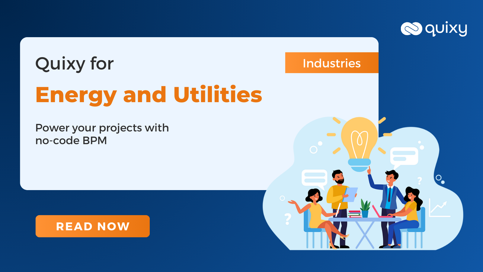 No-Code for Energy & Utilities | Quixy
