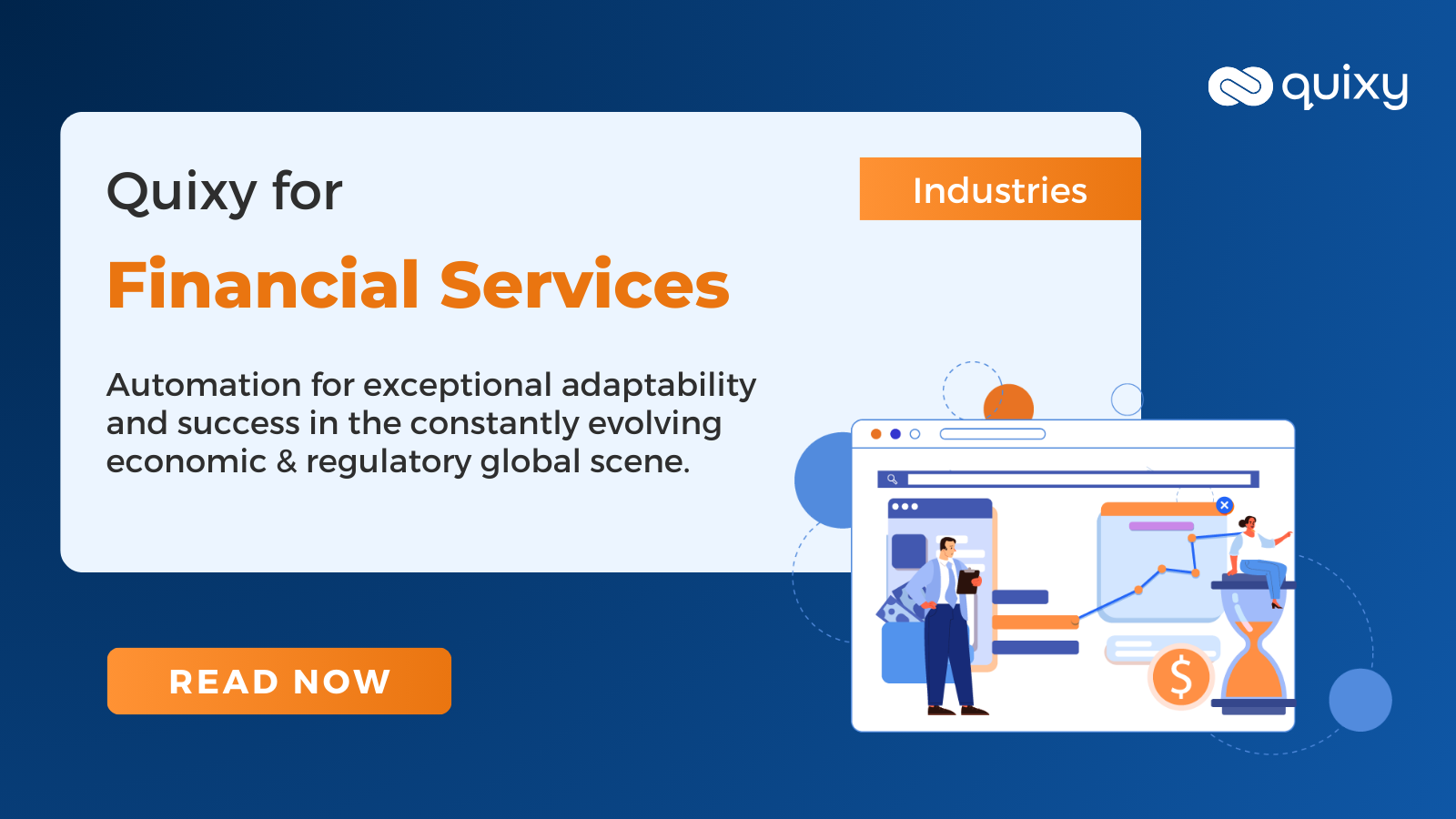 No-Code for Financial Services | Quixy