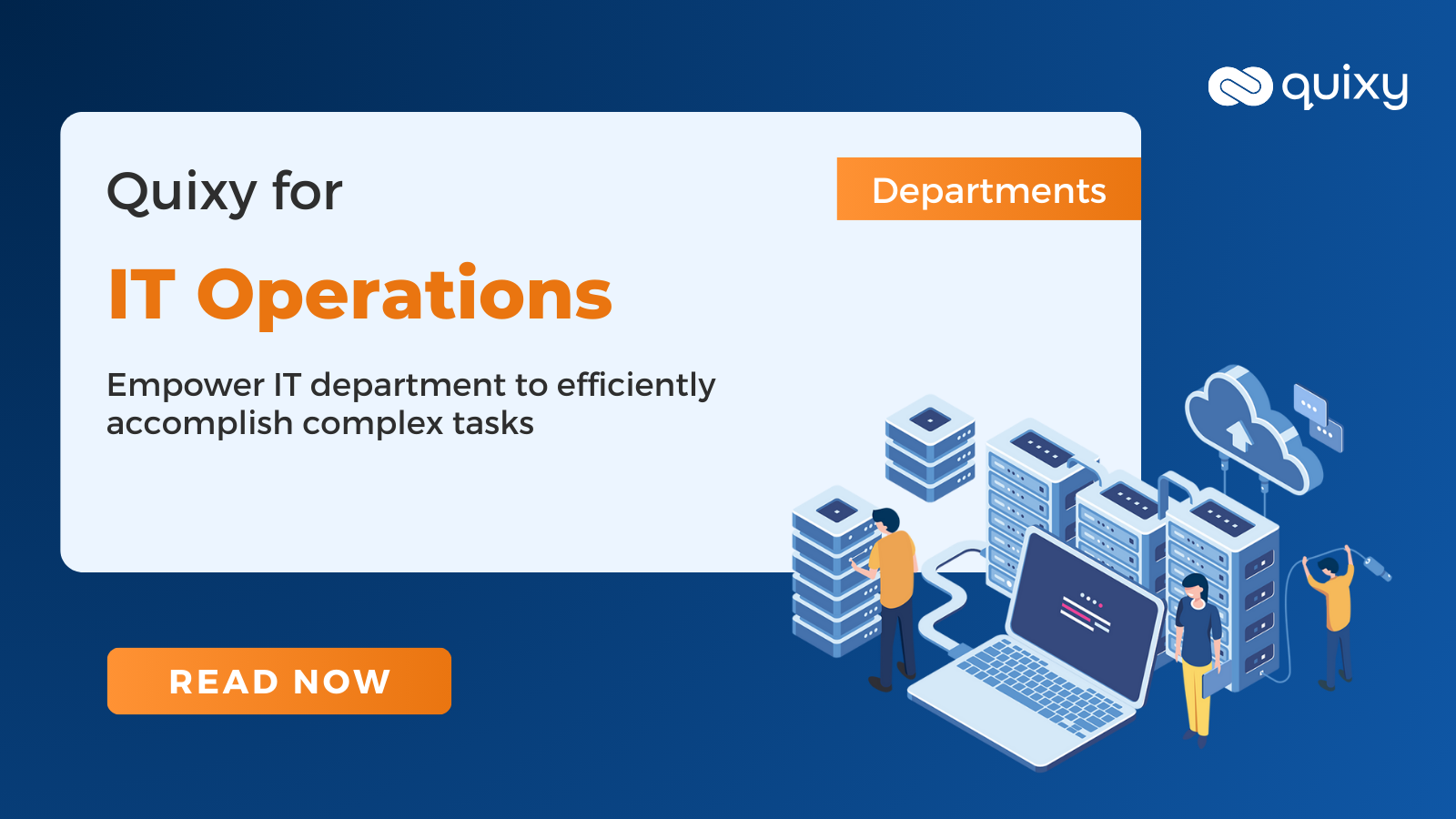 No-Code for Information Technology (IT) | Quixy