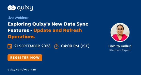 Digital Transformation and Low-Code No-Code Webinars | Quixy