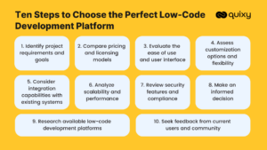 10-Step Guide On How to Choose The Right Low-Code Development Platform ...