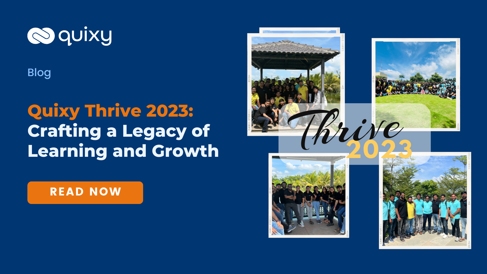 Quixy Thrive 2023: A Month of Innovation, Sports, and Festivity | Quixy