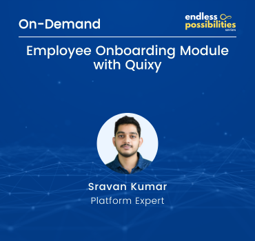 [Webinar] Employee Onboarding Module with Quixy | Quixy