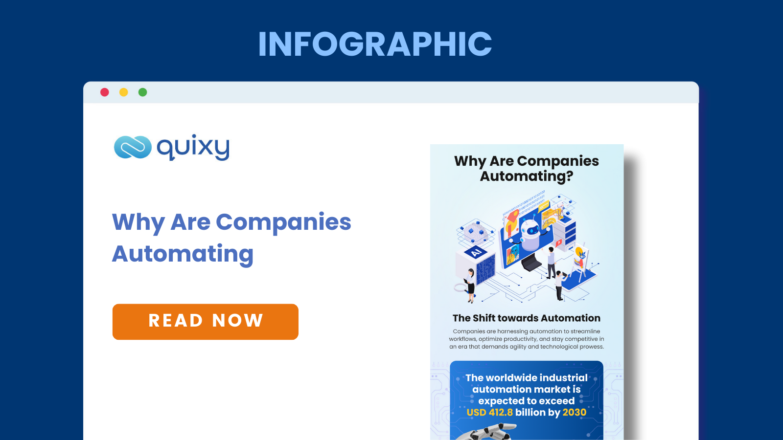 [Infographic] Why Companies Are Opting for Automation? | Quixy