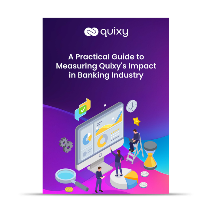 [eBook] A Guide to Measure Quixy's ROI in Banking | Quixy