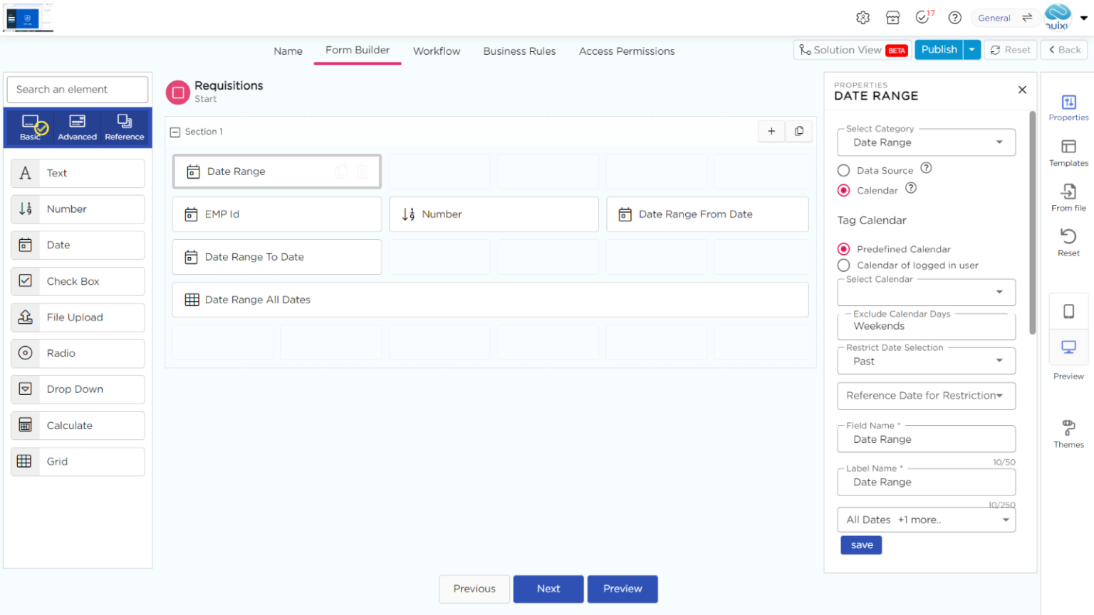 Date Range Picker : Unlock the Power with Benefits & Use Cases | Quixy