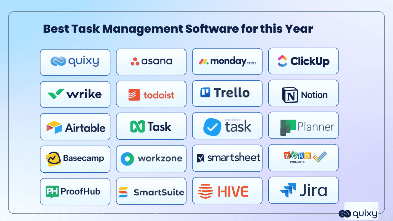 20 Best Task Management Software for Year 2026 | Quixy