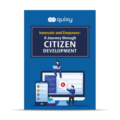 Free eBooks - Digital Transformation, Low-Code and No-Code | Quixy